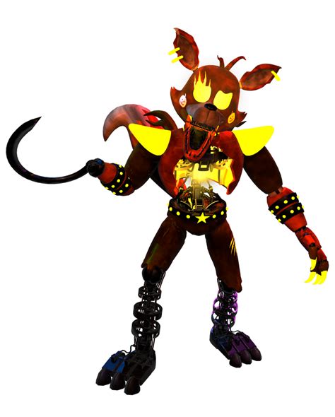 C4drender Glamrock Grim Foxy Sbfan By Blackroseswagz On Deviantart