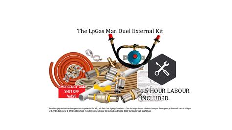 Basic External Dual Stovehob Installation Kit The Lpgas Man