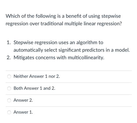 Solved Which Of The Following Is A Benefit Of Using Chegg
