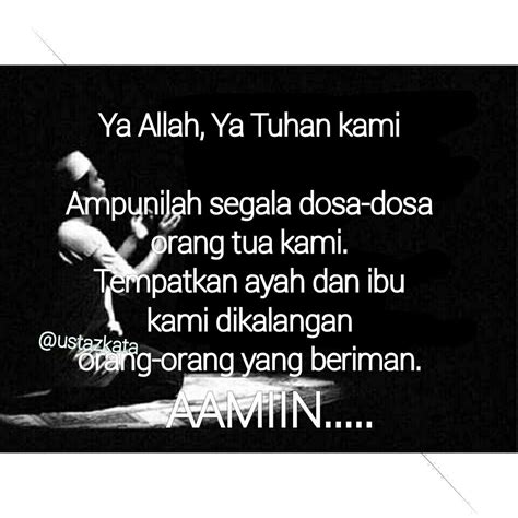 Doa Buat Ibu Bapa Yang Telah Nasihat And Tazkirah