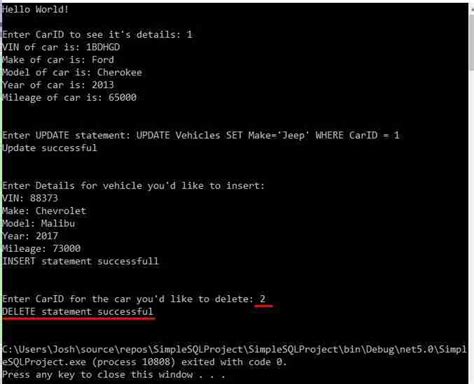 How To Use C With Sql Essential Sql