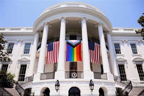 White House Accused Of Us Flag Code Violation Over Pride Month Display