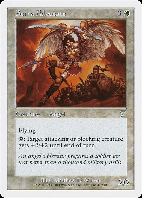 Serra Advocate · Seventh Edition 7ed 41 · Scryfall Magic The