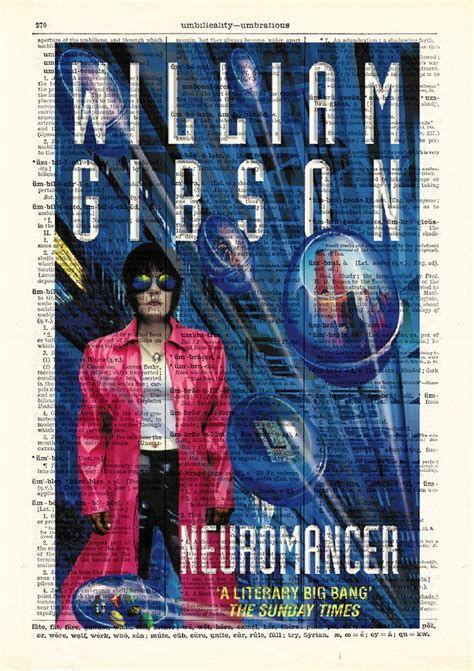 Neuromancer By William Gibson Book Cover Art Print Etsy