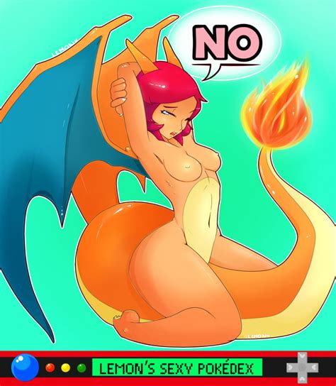 Rule 34 2d Anthro Belly Button Breasts Charizard Female Female Focus Female Only Green