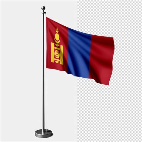 Premium Psd Mongolia Falg