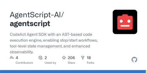 Github Agentscript Ai Agentscript Codeact Agent Sdk With An Ast Based Code Execution Engine