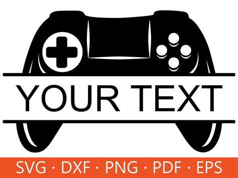 Game Controller Monogram SVG Game Controller PNG Game Controller SVG Gamer Svg Playstation