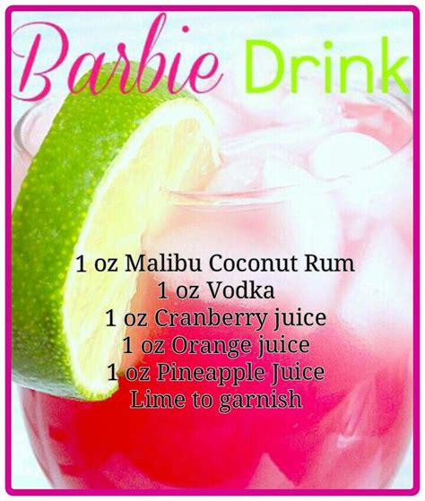 Hot Pink Barbie Drink Alcoholic And Non Alcoholic 49 Off