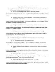 Ch 01 Micro Practice Problems Answers Docx Chapter 1 Micro Practice Problems Answer Key 1