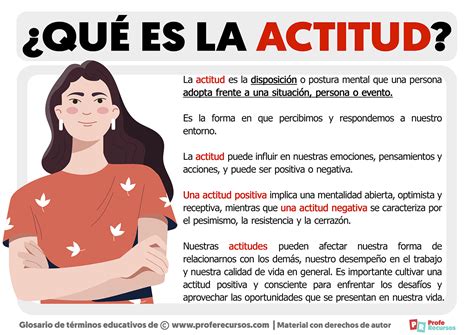 Qué Es La Actitud Definición De Actitud