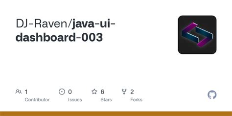 github dj raven java ui dashboard 003