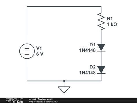 Diode Circuit CircuitLab