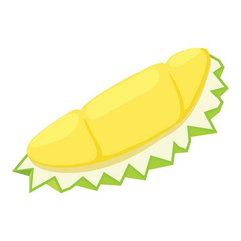 Piece Durian Fruit Icon Isometric Style Vector Art At Vecteezy