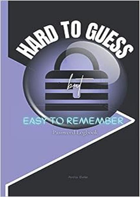 Shonda Review Hard To Guess But Easy To Remember Password Book For