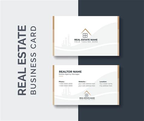 Modern Realtor Business Cards