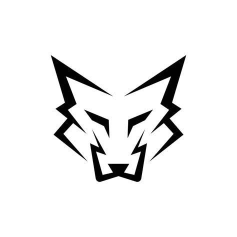 Simple Wolf Head Line Art Illustration 51480434 Vector Art At Vecteezy