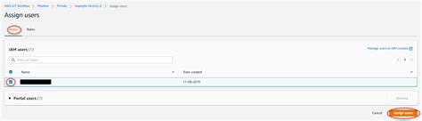 管理您的 Sitewise 监控器门户 Aws Iot Sitewise