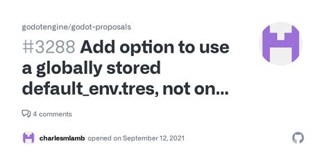 Add Option To Use A Globally Stored Defaultenvtres Not Only In Res