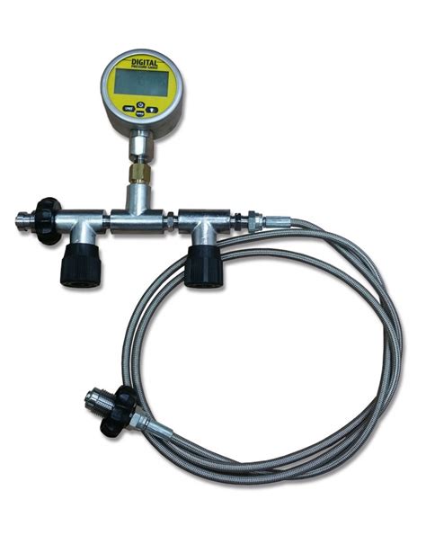 Metalic Decanting Hose W Digital Pressure Gauge And Valve Tds