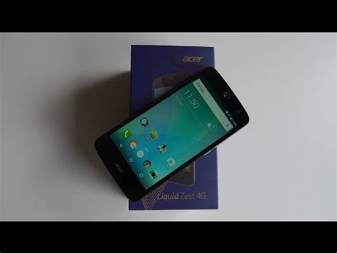 Test Acer Liquid Zest 4g Youtube