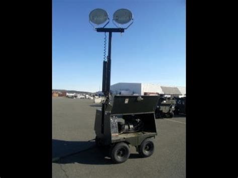 2000 Tandj Manufacturing 6kw Trailer Mounted Floodlight On Govliquidation