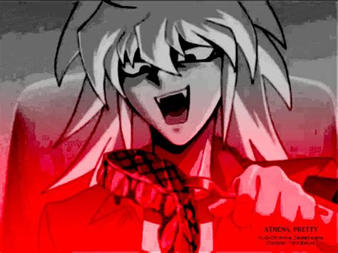  Yu Gi Oh Anime Yami Bakura Eats A Steak By Athenaxpretty On