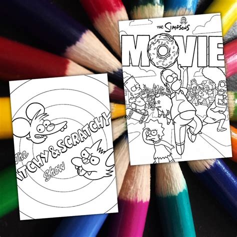 The Simpsons Movie Coloring Pages 2025