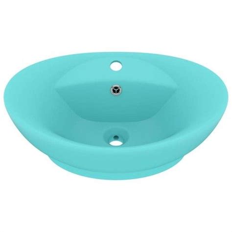 Luxury Basin Overflow Oval Matt Light Green 58 5x39 Cm Ceramic Daraz Lk