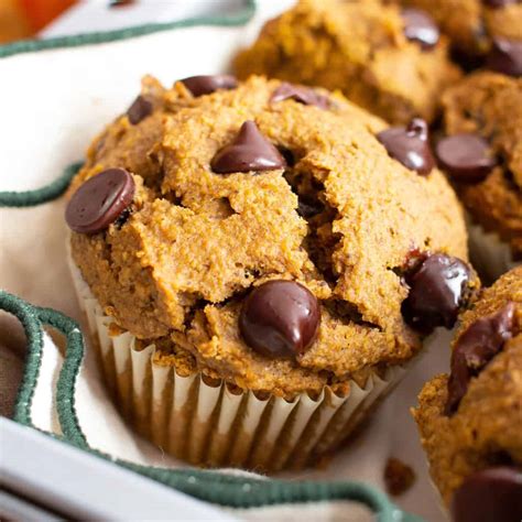 Gluten Free Pumpkin Chocolate Chip Muffins Recipe Gf Vegan Dairy