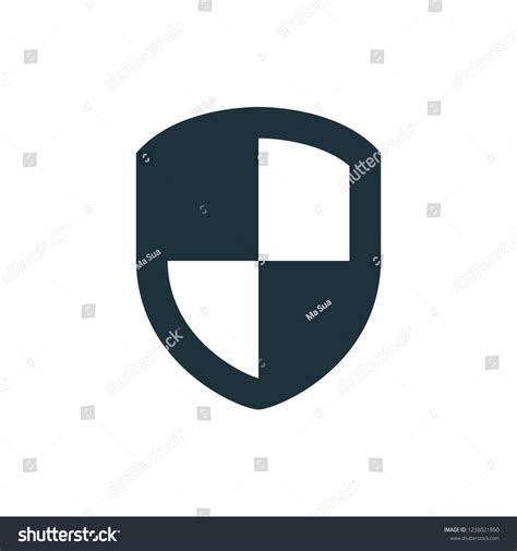 Ui Shield Icon Stock Vector Royalty Free 1238021860 Shutterstock