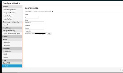 OpenEVSE And EMONCMS Not Connecting Integrations OpenEnergyMonitor Community