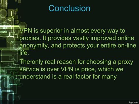 VPN Vs PROXY PPT Internet Computing