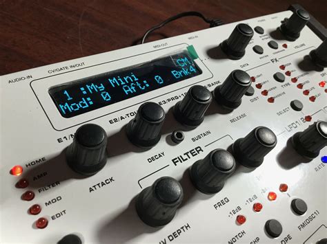 MATRIXSYNTH White Hypersynth Xenophone Analog Duophonic Synthesizer