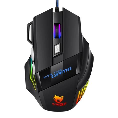 Mechanical Wired Gaming Mouse Keys Wired Ergonomic Mouse Gamer Rgb