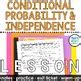 Conditional Probability And Independence Notes And Practice TPT