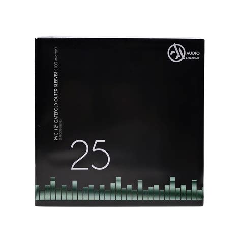 Audio Anatomy Pvc Gatefold Outer Sleeves Sleeves 12 25 Units Pvc