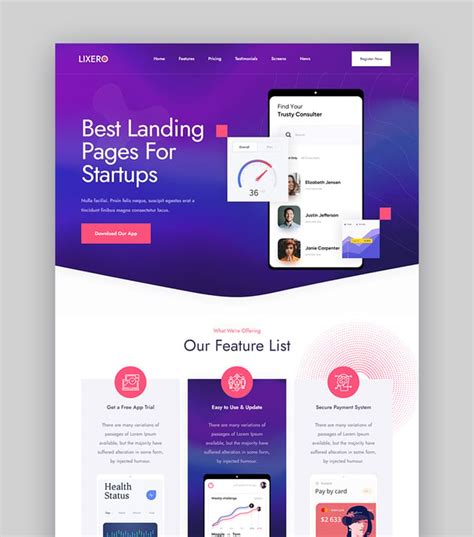 25 Best Responsive HTML5 Landing Page Template Designs (2022)