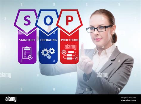 Concept Of The Standard Operating Procedure Stock Photo Alamy