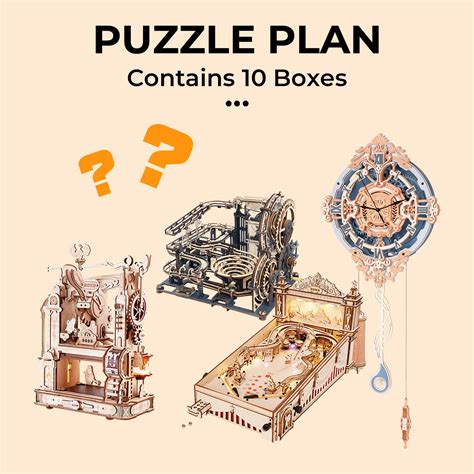 Robotime Subscription Box Puzzle Plan