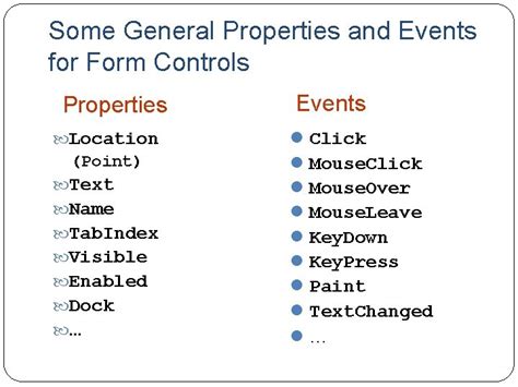 Graphical User Interfaces With Windows Forms Visual Studio