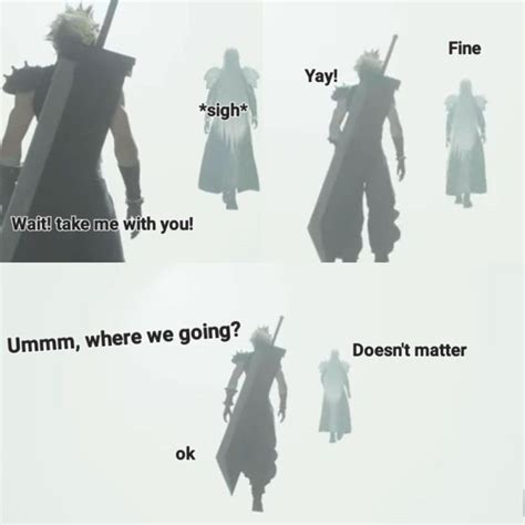 Cloud And Seph Final Fantasy Vii Final Fantasy Kingdom Hearts