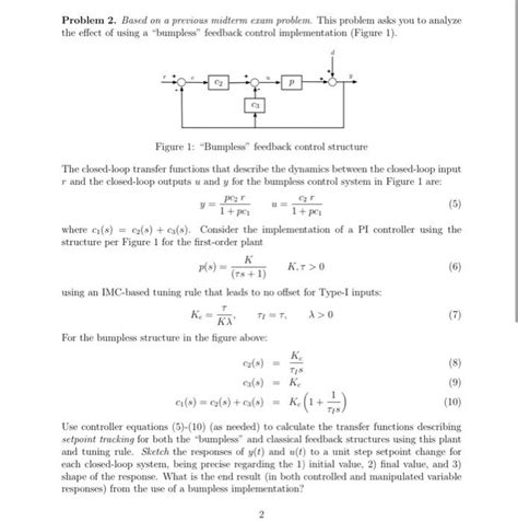 solved problem 2 based on a previous midterm exam problem