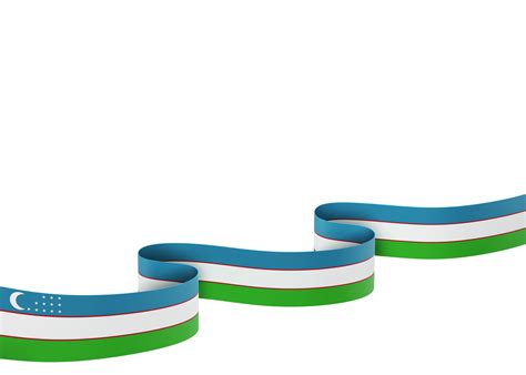 Uzbekistan Flag Design National Independence Day Banner Element