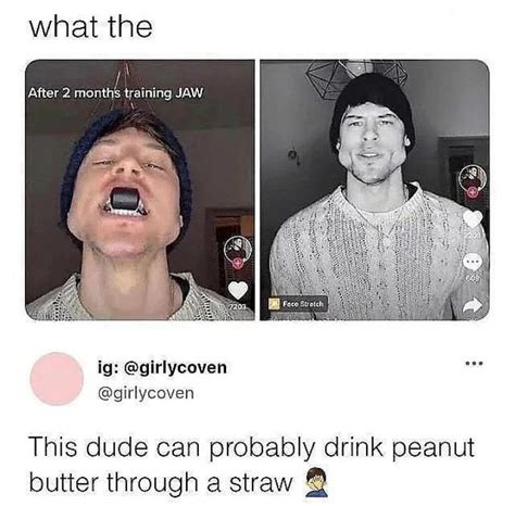 Peanut Butter Through A Straw Rareinsults