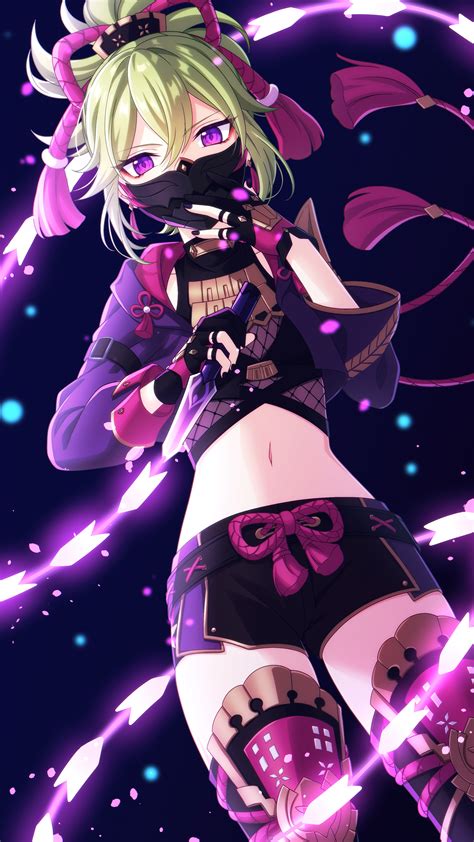 Kuki Shinobu Genshin Impact 4k 9391g Wallpaper Pc Desktop