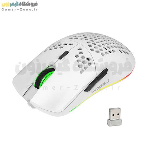 موس گیمینگ بی سیم حرفه ای اچ ایکس اس جی مدل Hxsj T66 Wireless Optical