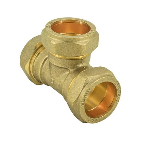 Brass Compression Equal Tee Mamba Products