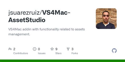 Github Jsuarezruiz Vs Mac Assetstudio Vs Mac Addin With