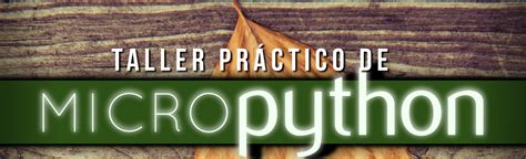 Abierta La Inscripción Para El Taller De Micropython By Sergio
